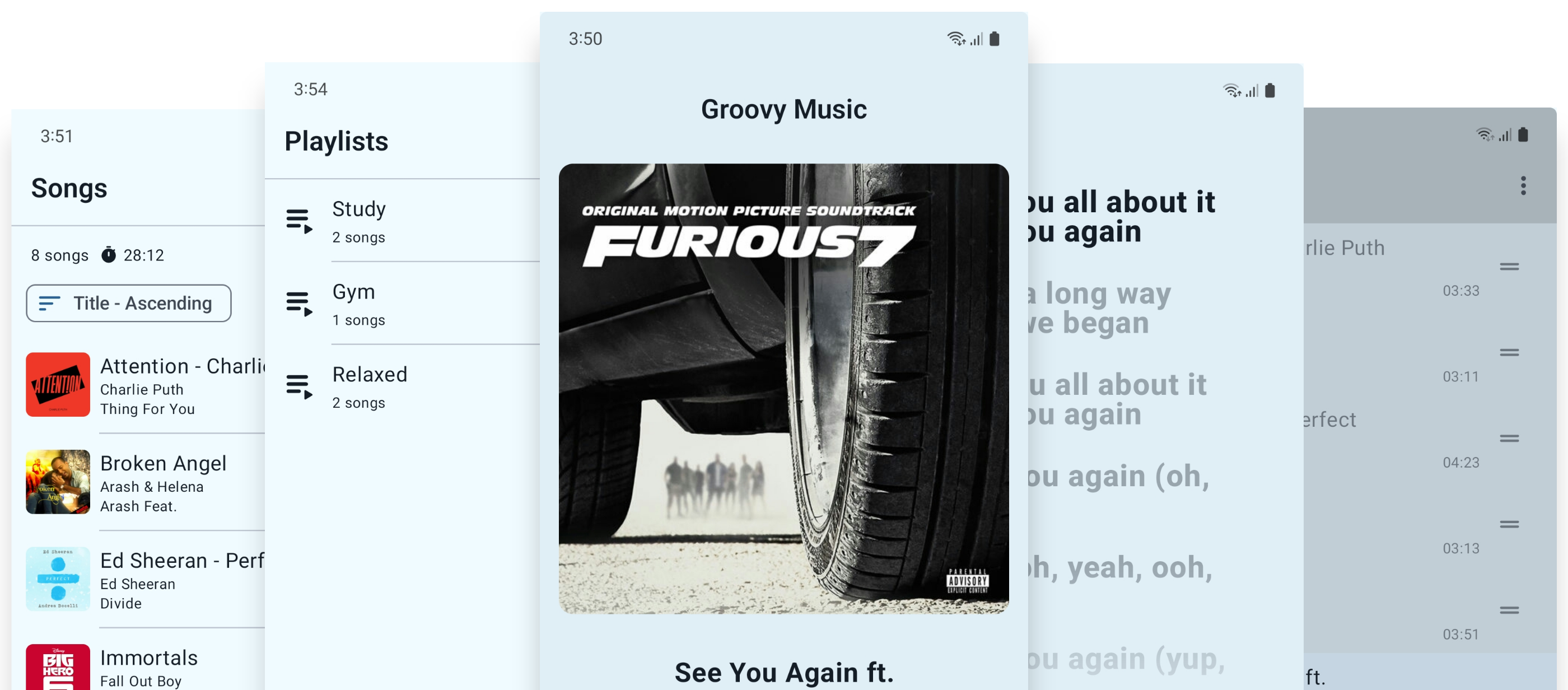 Groovy Music - Free Offline Music Player App